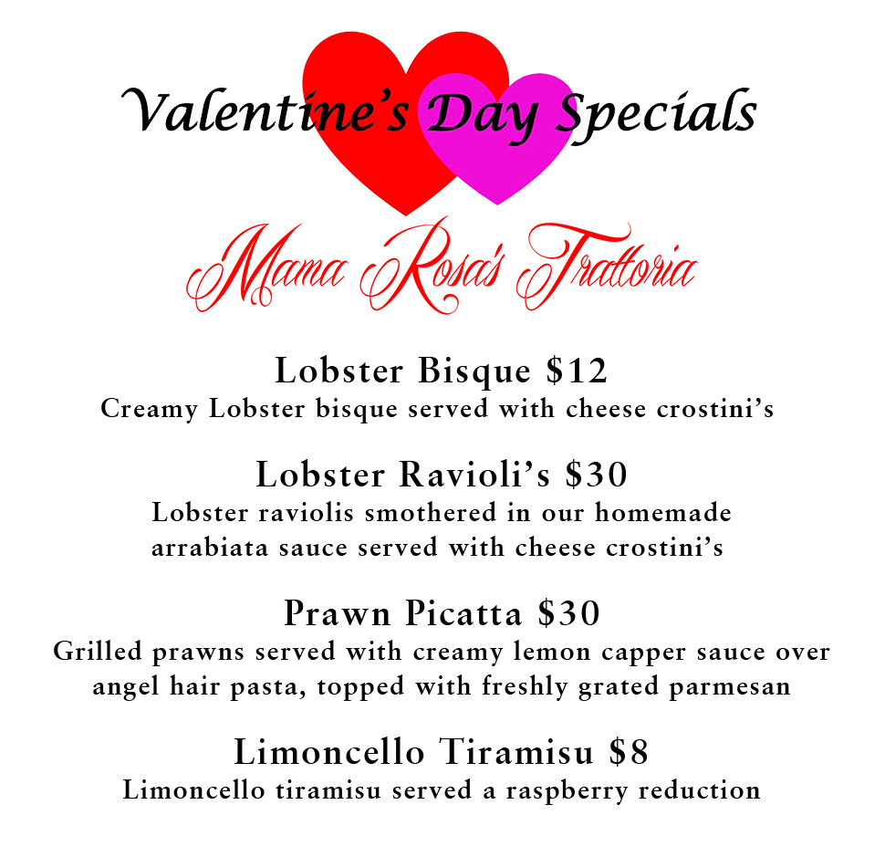 Mama Rosa’s Trattoria | Robert Renzoni Vineyards